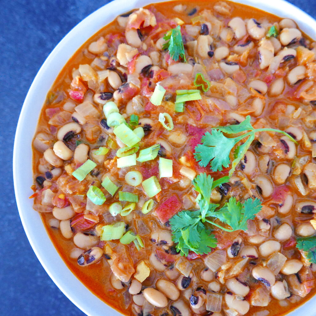 Ethiopian Black-Eyed Peas with Coconut Milk