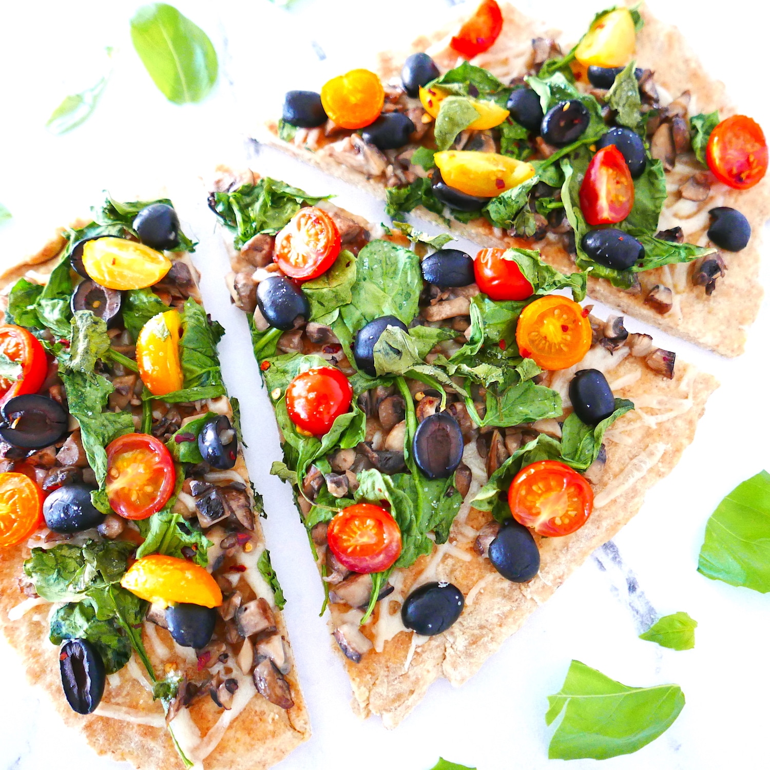 Vegan Flatbread Pizza