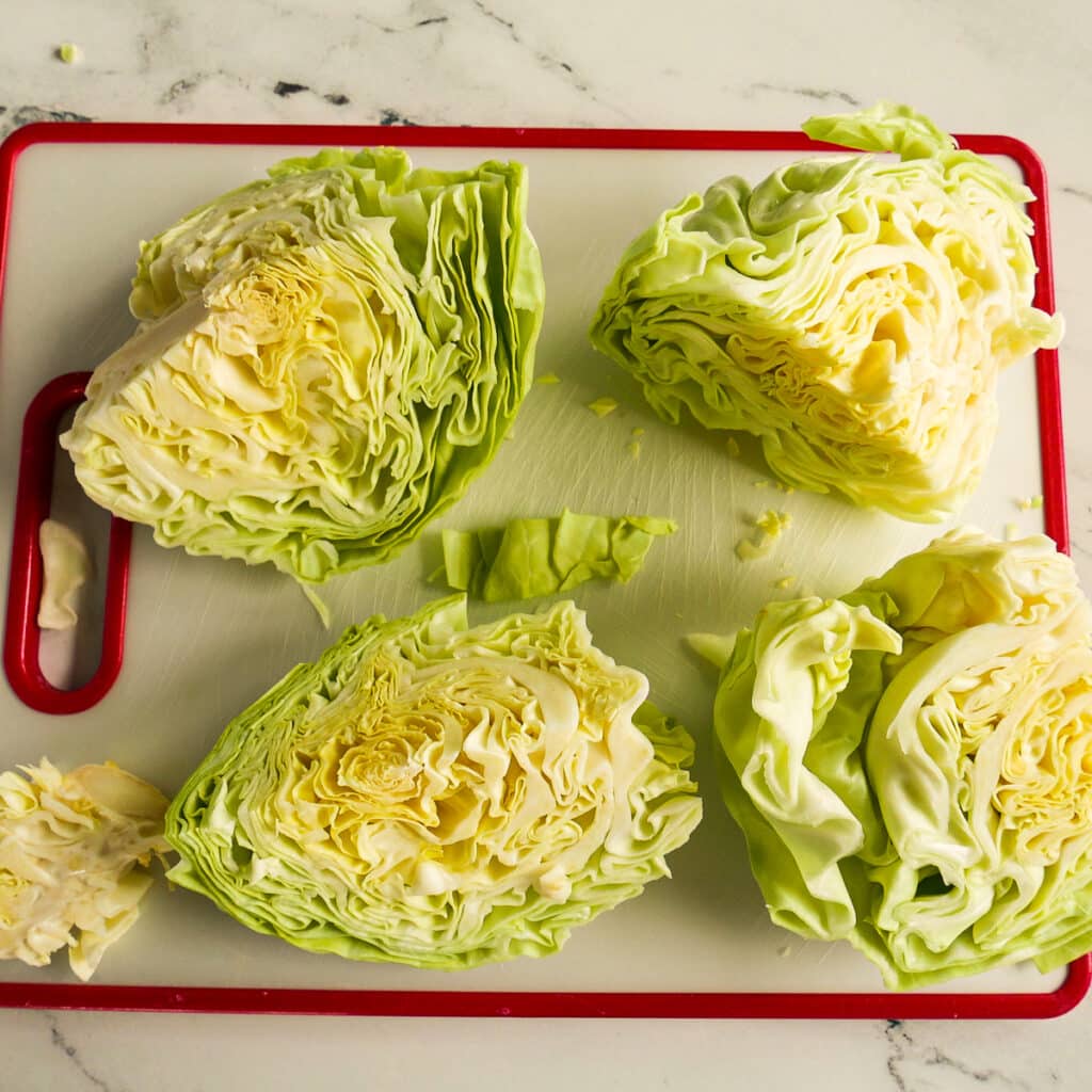 How to Cut Cabbage (3 easy methods) - Gastronotherapy