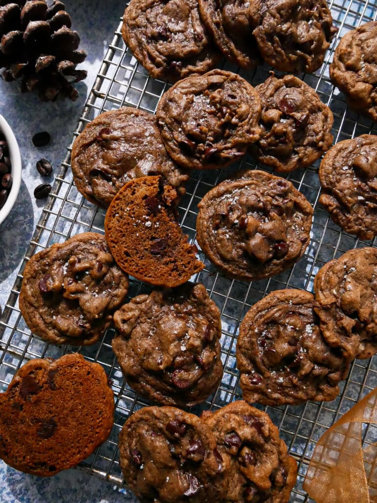 Chewy Chocolate Chip Espresso Cookies - Gastronotherapy