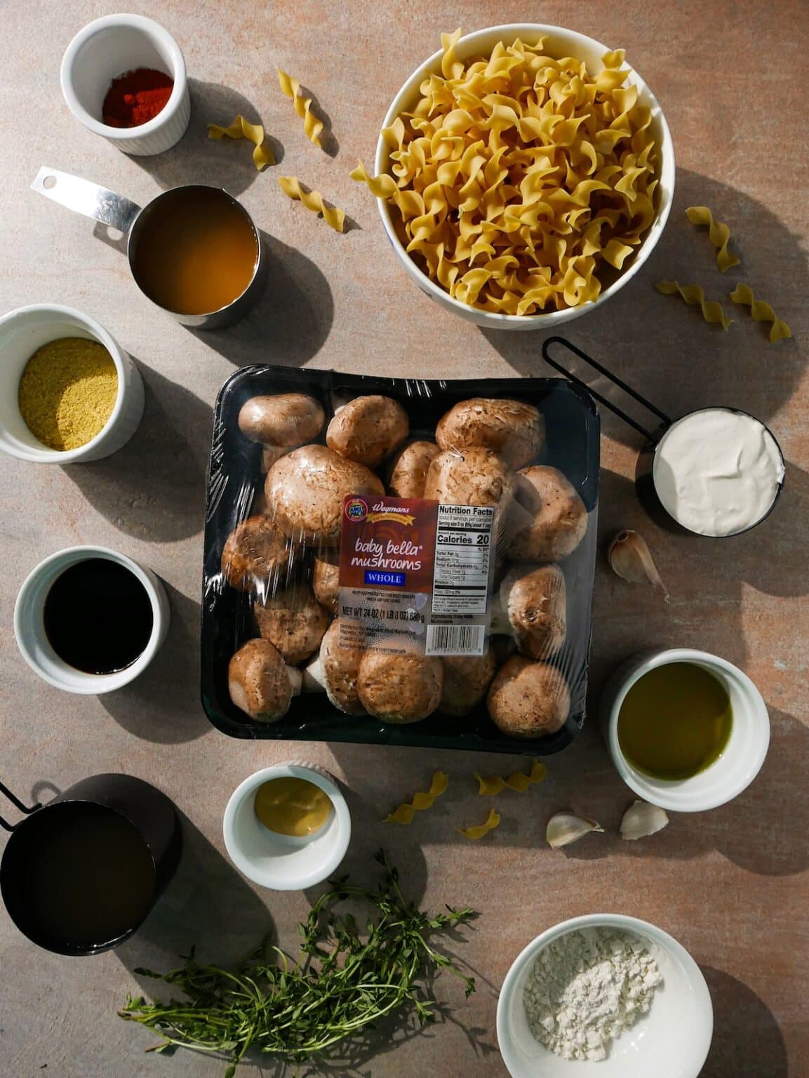 Creamy Mushroom Stroganoff (Vegan Option) - Gastronotherapy